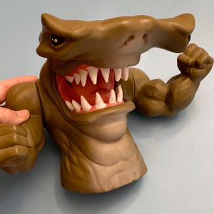 1994 Street Shark JAB Rubber Hand Puppet. Street Wise Designs VERY RARE ...