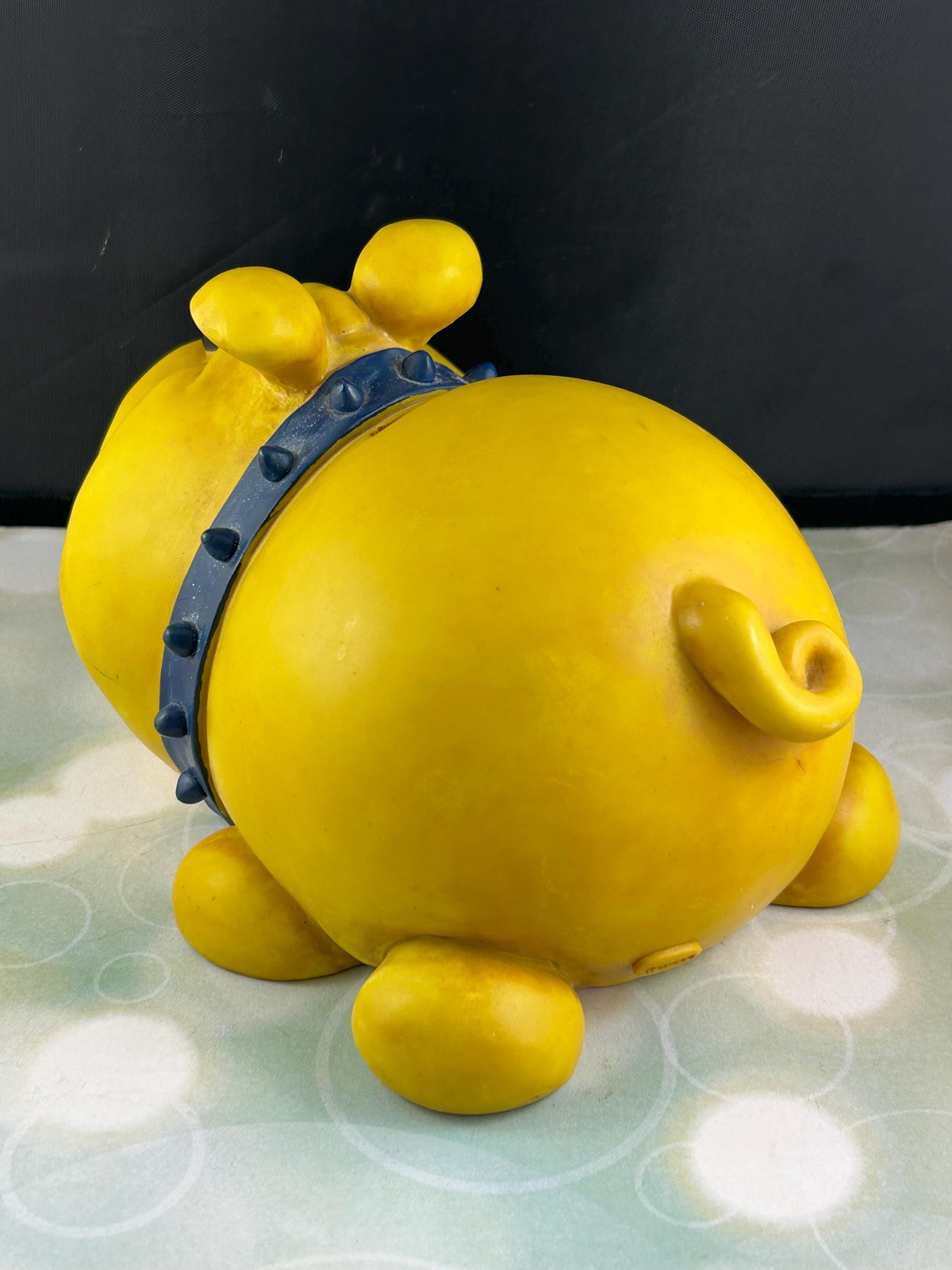 RARE Paolo Chiari Bulldog Money Box - Retro Resin Piggy Bank - Italian ...