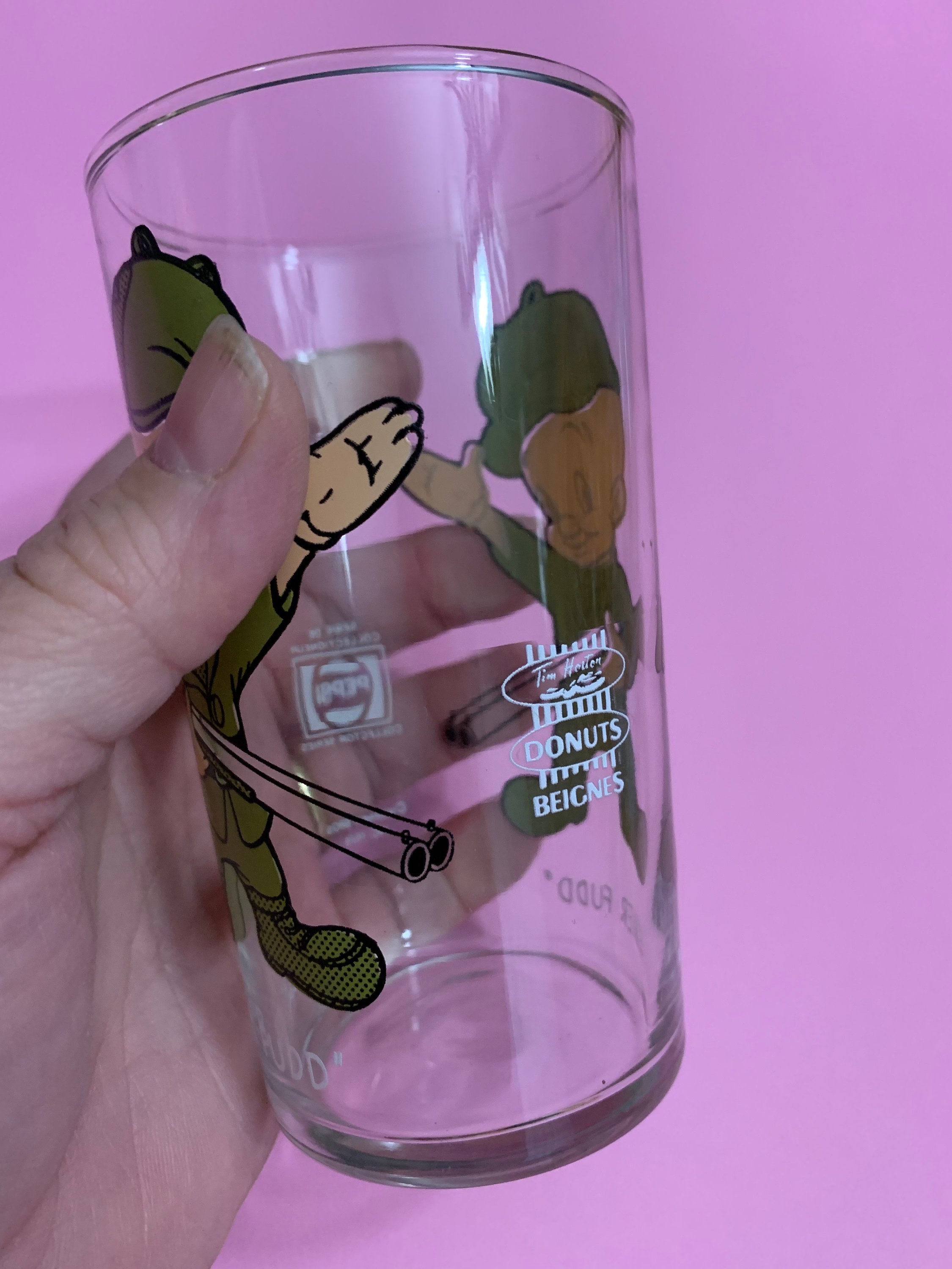 Vintage Tim Hortons X Pepsi Glassware - Elmer Fudd - Pepsi Collector ...