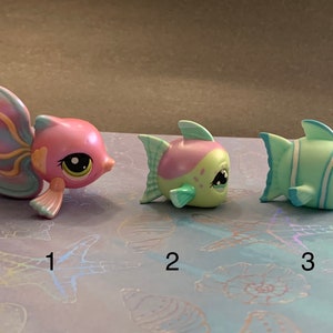 LPS Fish! U Pick! Hasbro Littlest Pet Shop Poisson, Gold Fish, Angel ...
