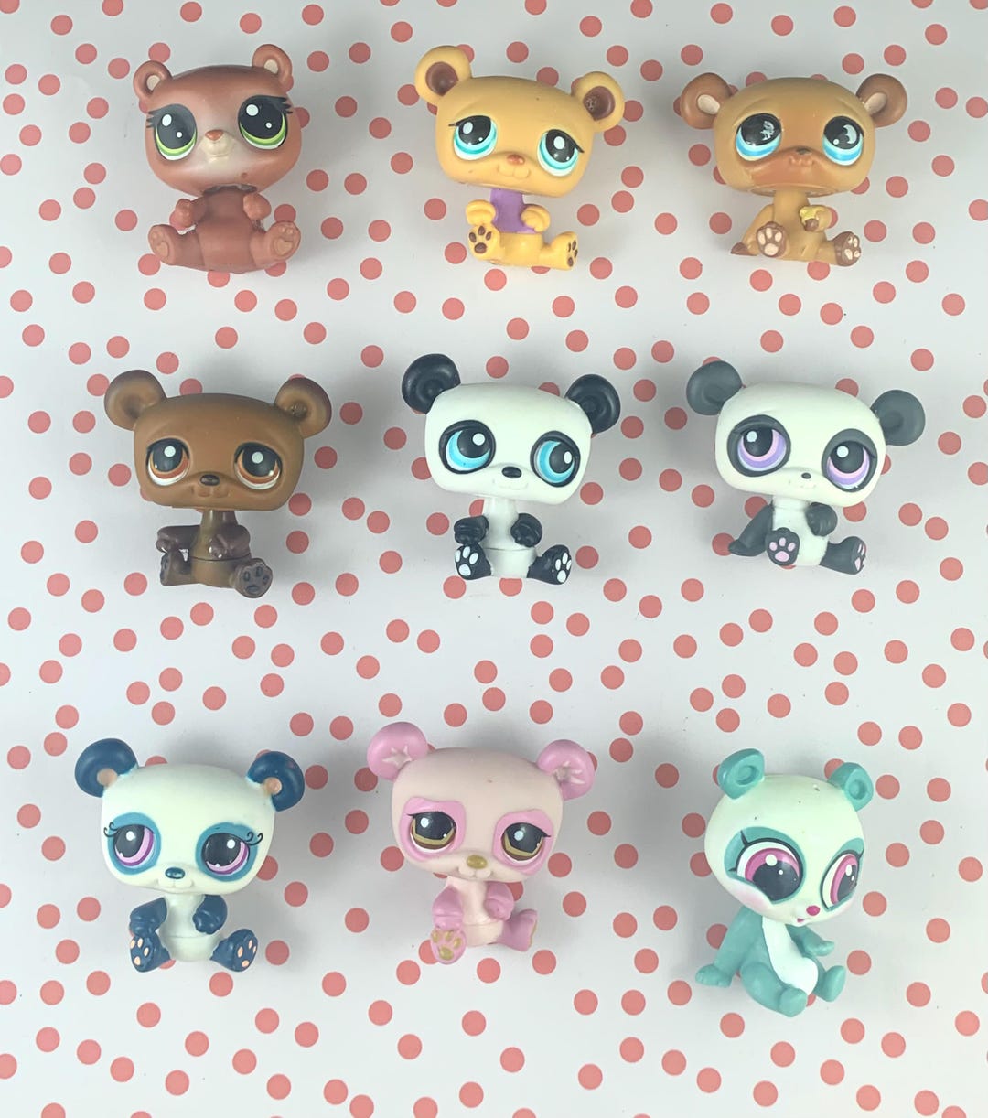 Un-bear-able Cuties - Authentic LPS Bears - U Pick! - Pandas and Brown ...