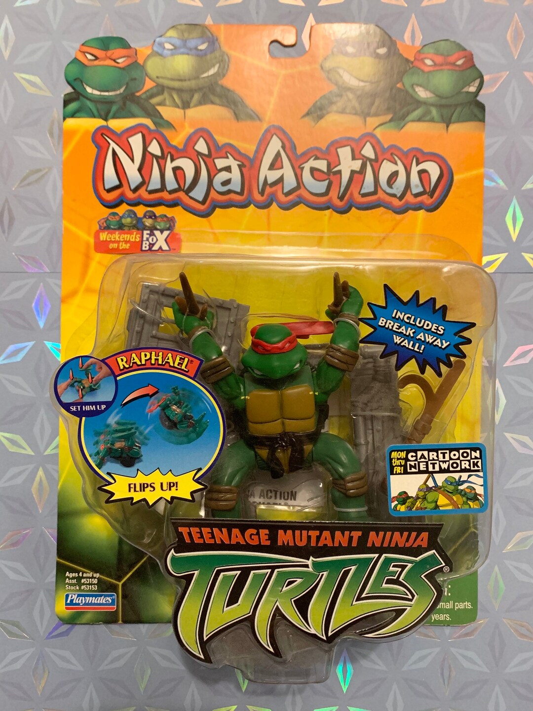 BRAND NEW Vintage 2004 Playmates TMNT Raphael Teenage Mutant Ninja ...