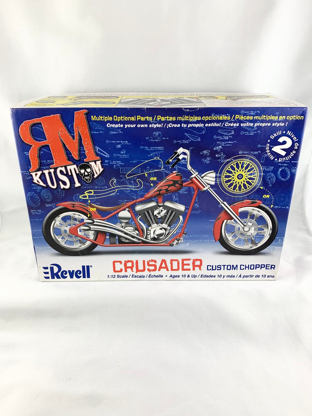 MODEL Crusader Custom Chopper Revell 85-7314 Scale 1:12 - Etsy