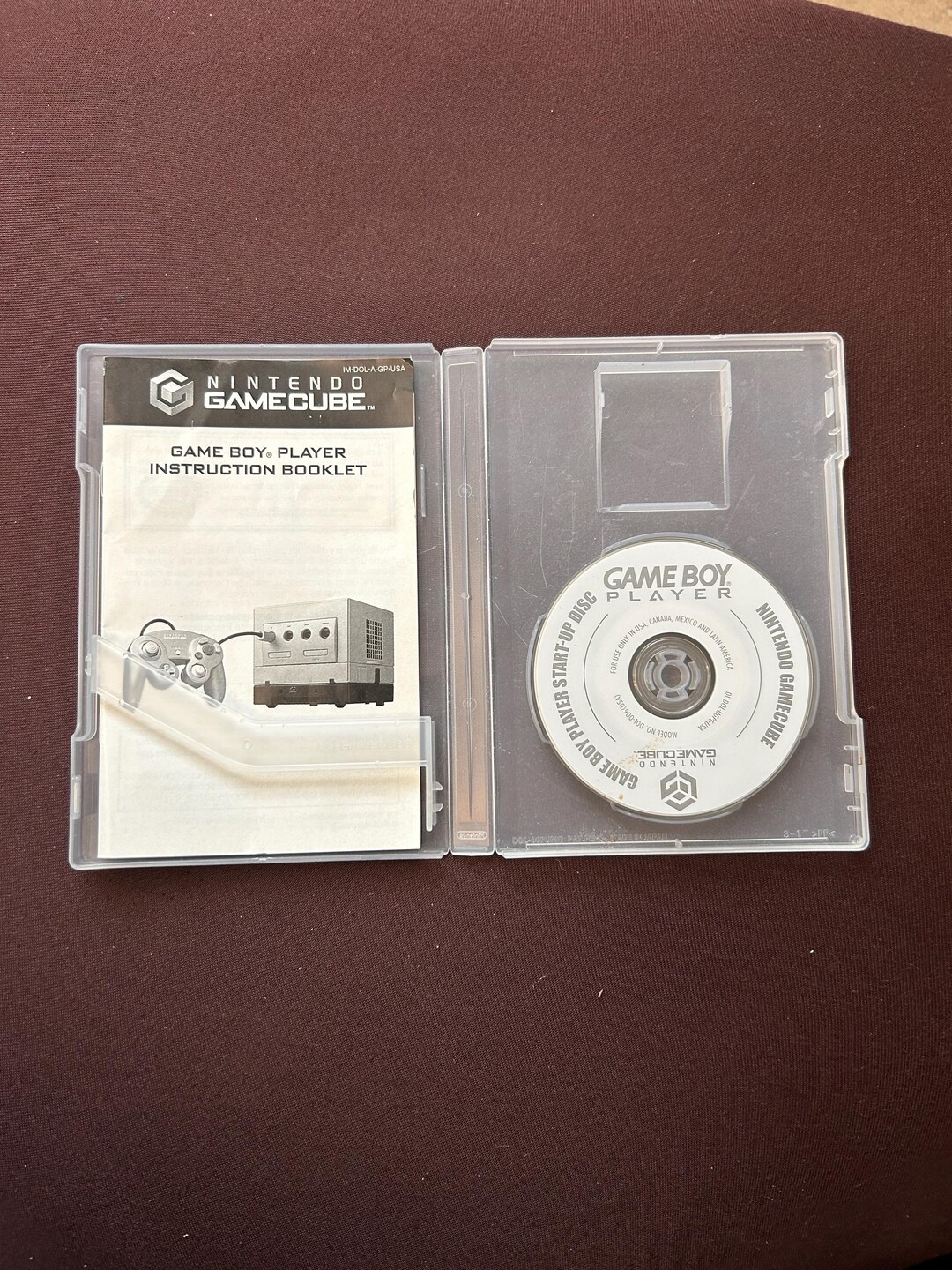 Nintendo Gamecube Gameboy Playerstart up Disc & Manual ONLY. No Player ...