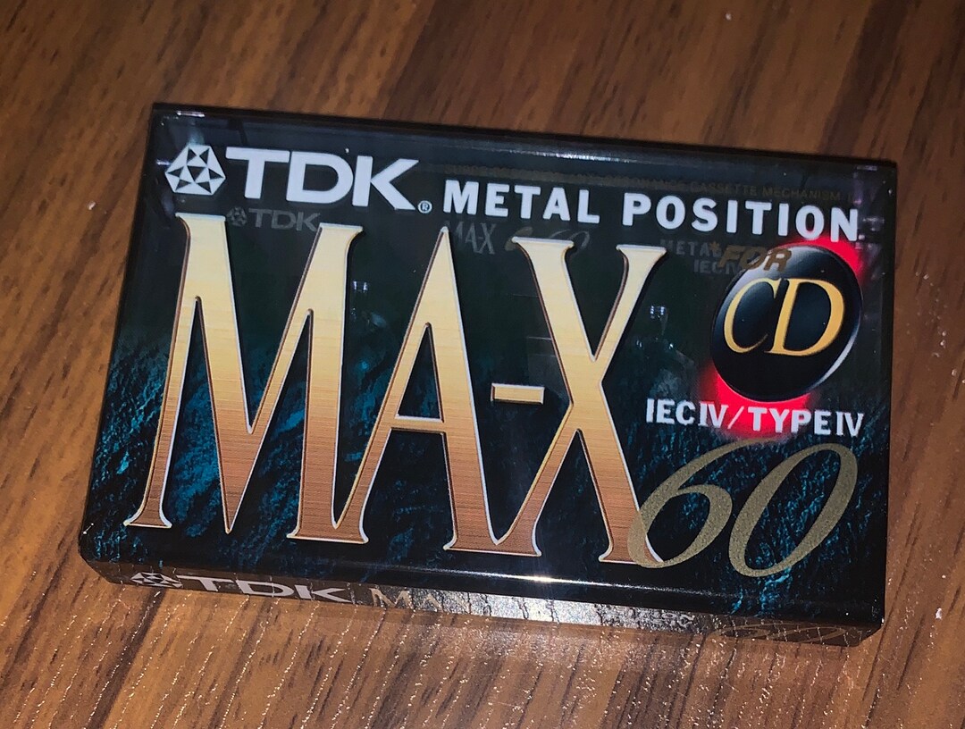 TDK MA-X 60 Metal Position Type IV Iec Iv. Brand New Still Sealed Cassette Tape - Etsy