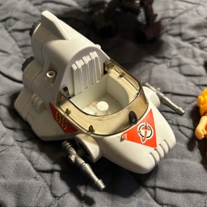 Vintage 1984 Fisher Price Little People Space Station Astronauts, Alien ...