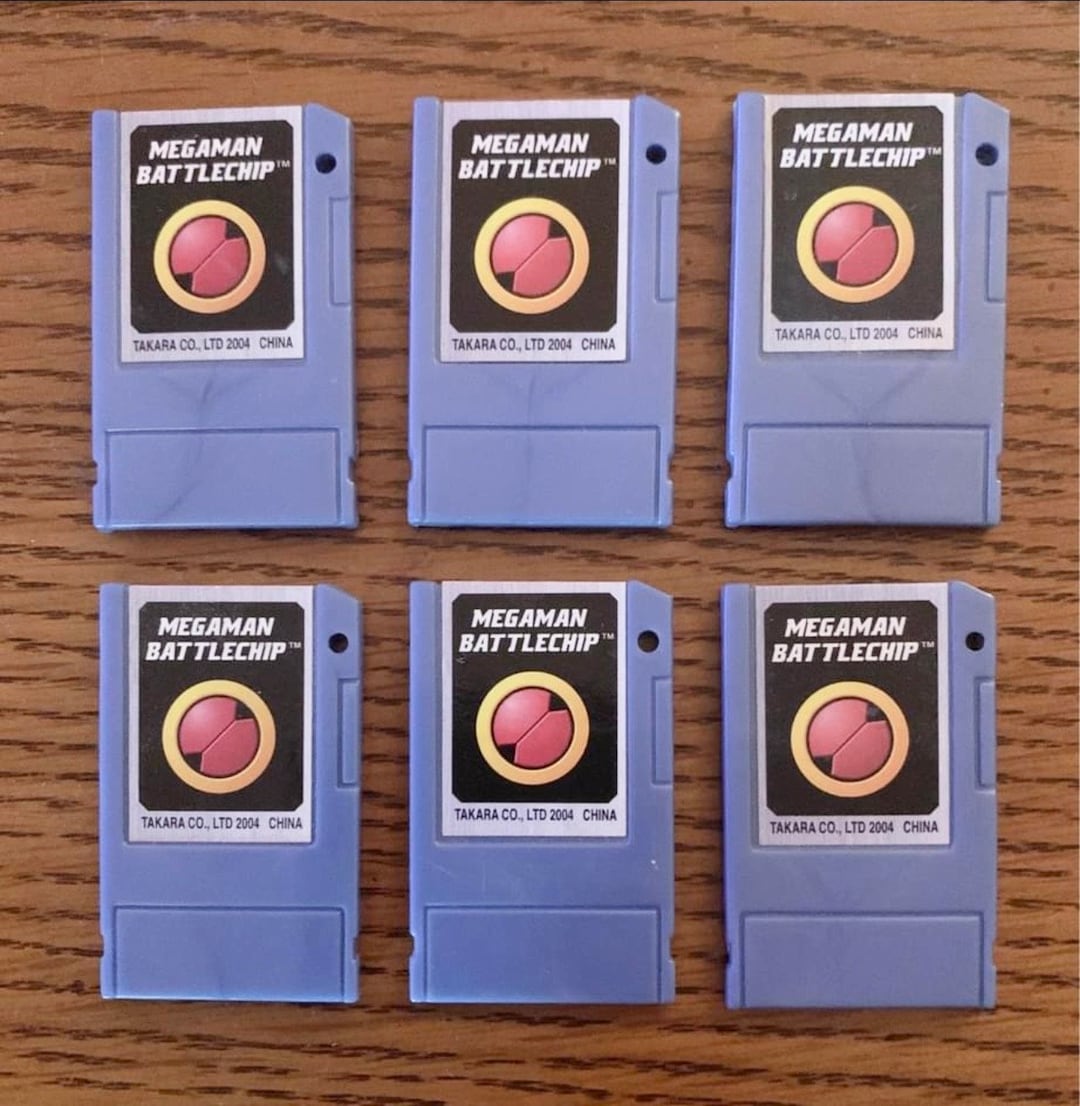Vintage 2004 Megaman Battle Chip Battlechip Lot of 6 - Etsy