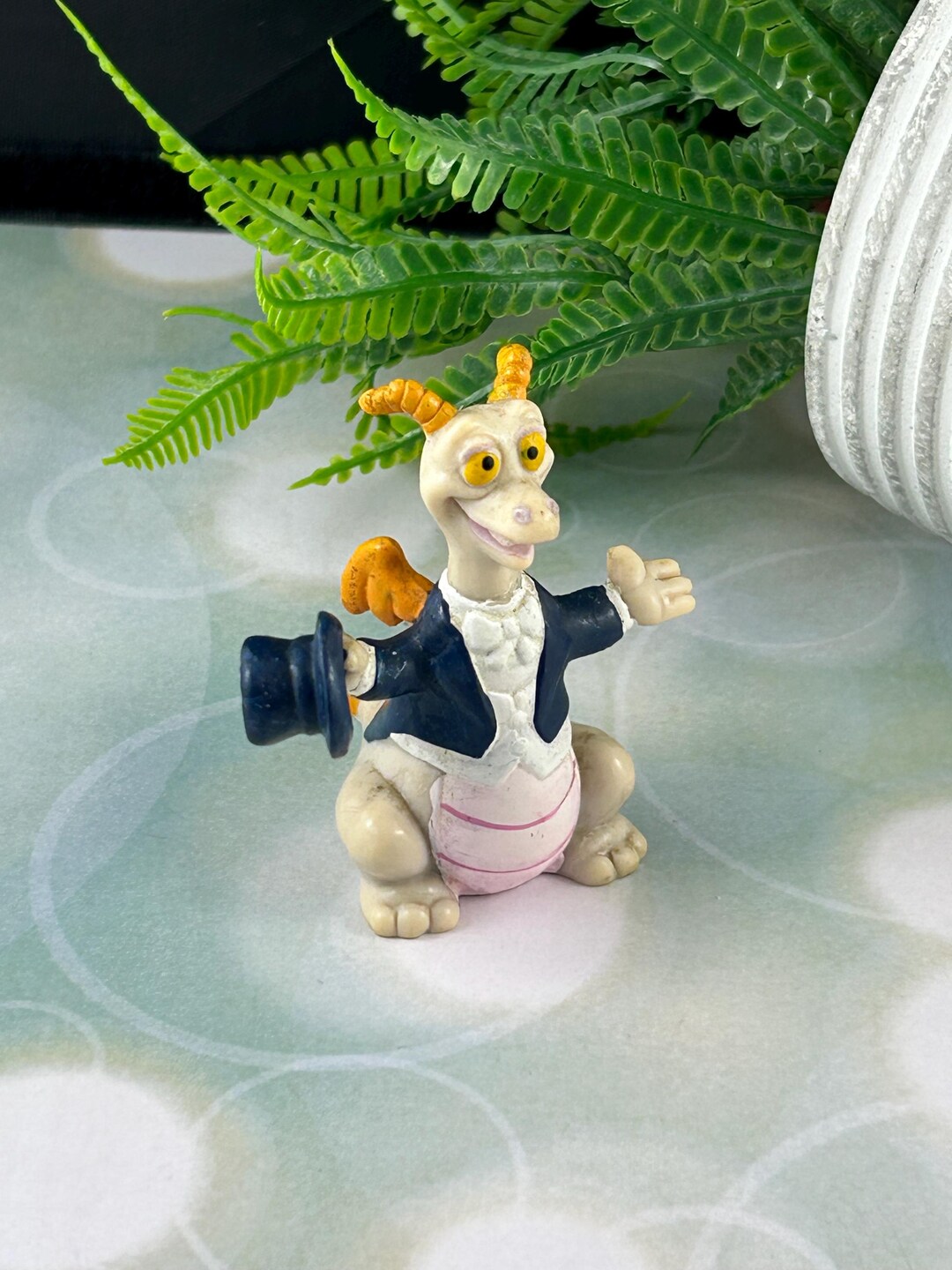 Vintage 1982 Walt Disney PVC Figment Dragon Figure. Walt Disney World ...