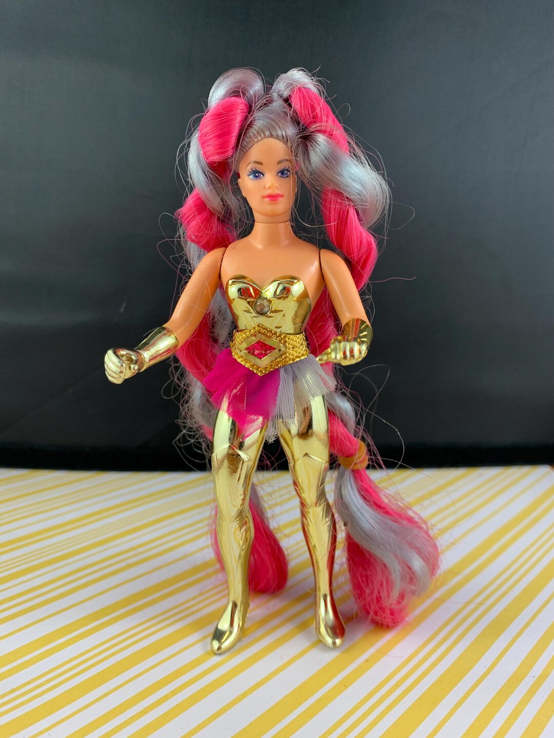 Vintage She-ra Entrapta Metallic Doll – Princess of Power 1985 – Mattel ...