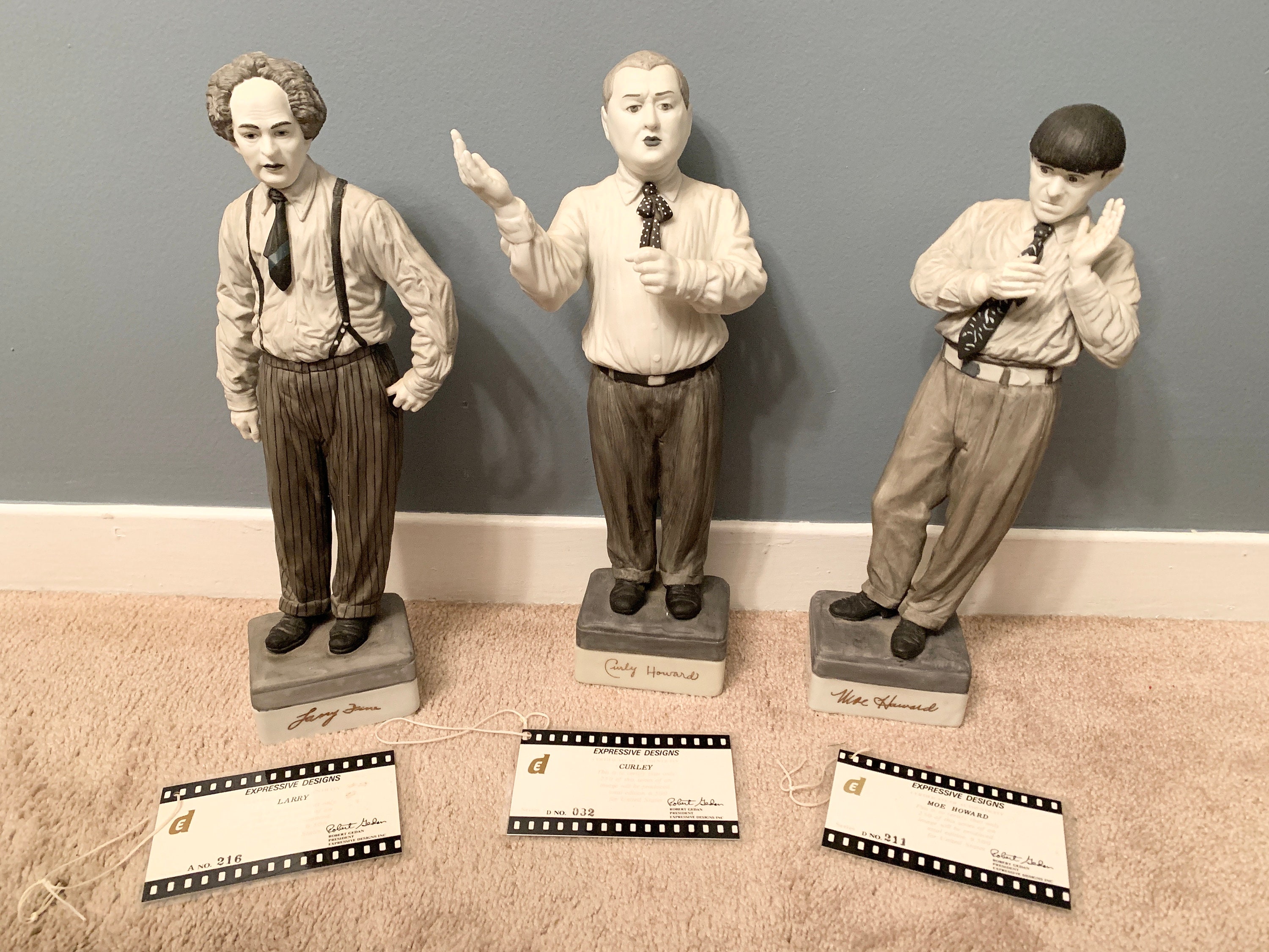 RARE Vintage 1988 Three Stooges Figurine Set by Expressive - Etsy