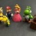 Nintendo Super Mario Figures Lot. Mario, Luigi, Princess Peach, Bowser ...