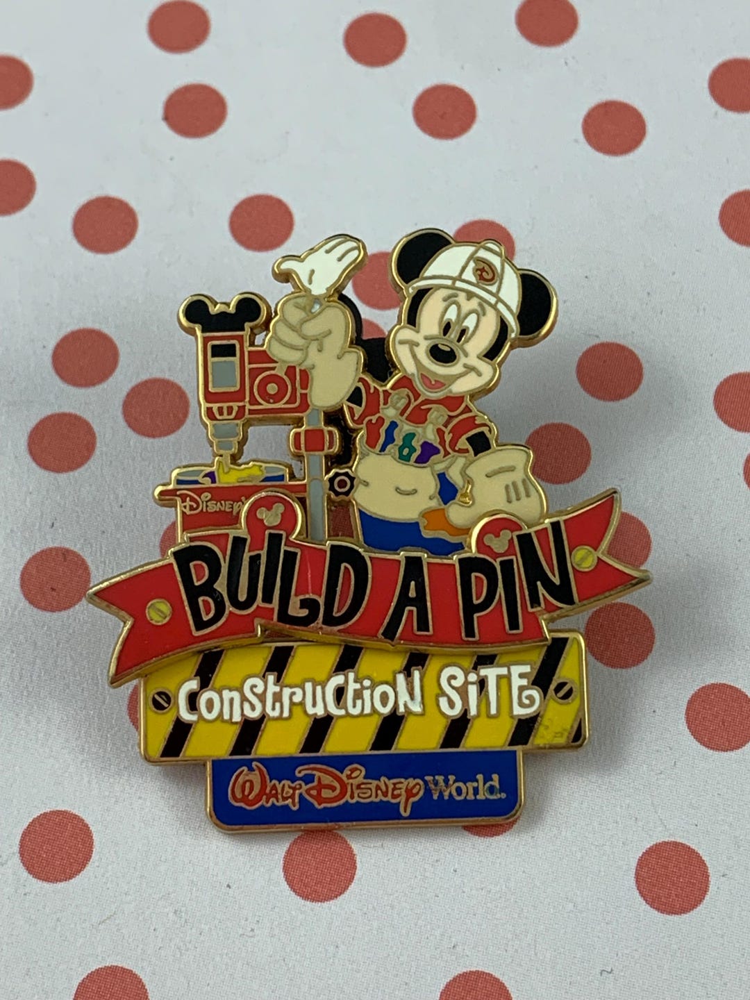 Disney Mickey Mouse 2002 Build a Pin Trading Pin - Construction Site ...