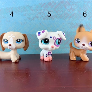 Authentic Hasbro Littlest Pet Shop Dogs You Choose LPS Husky, Poodle ...
