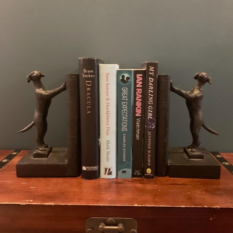 Dog Bookends - Etsy