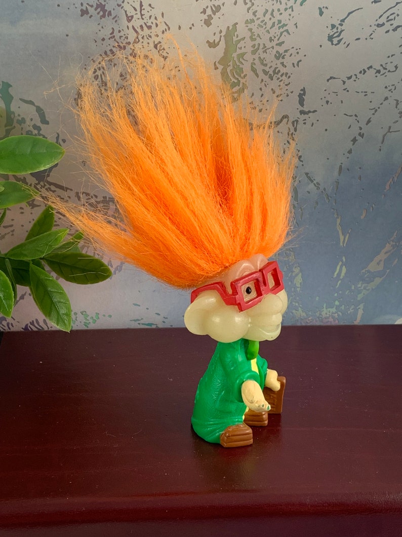 Vintage Troll - 90s Burger King Glow in the Dark Troll Orange Hair ...