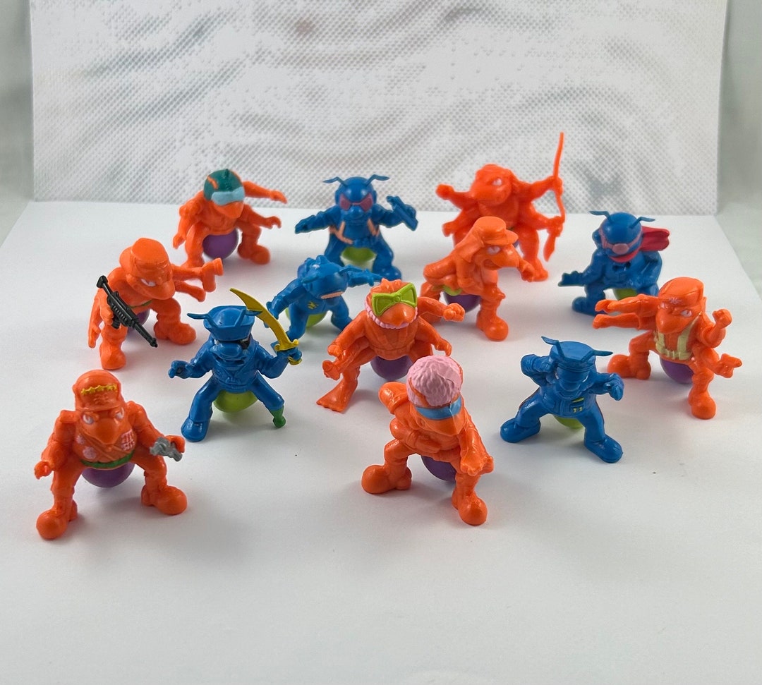 Vintage Orange and Blue Army Ants 13pc Lot 1987 Hasbro PVC Action ...