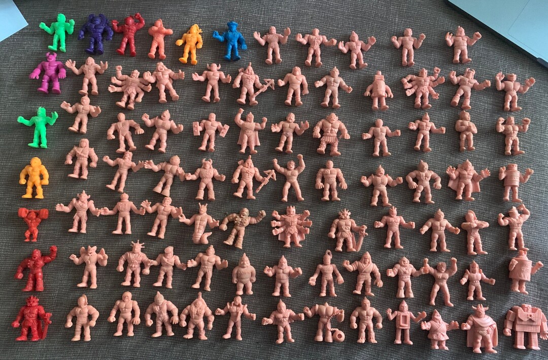 Vintage 80’s M.U.S.C.L.E Men Figures Lot. 85 in Total - Etsy