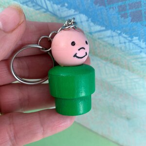Vintage Fisher Price Little People Son Green Body Figure Keychain ...