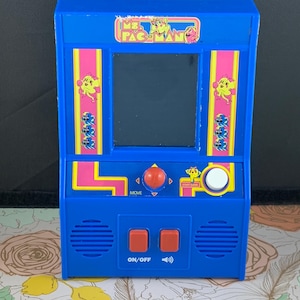 Ms. Pac-man Hand Held Mini Arcade Style Video Game Bandai Namco Retro ...