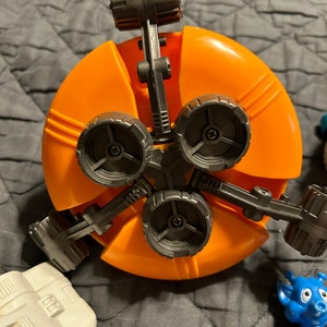 Vintage 1984 Fisher Price Little People Space Station Astronauts, Alien ...