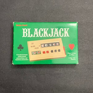 Vintage Radio Shack Handheld Tandy Electronics 21 Black Jack Slot Poker ...
