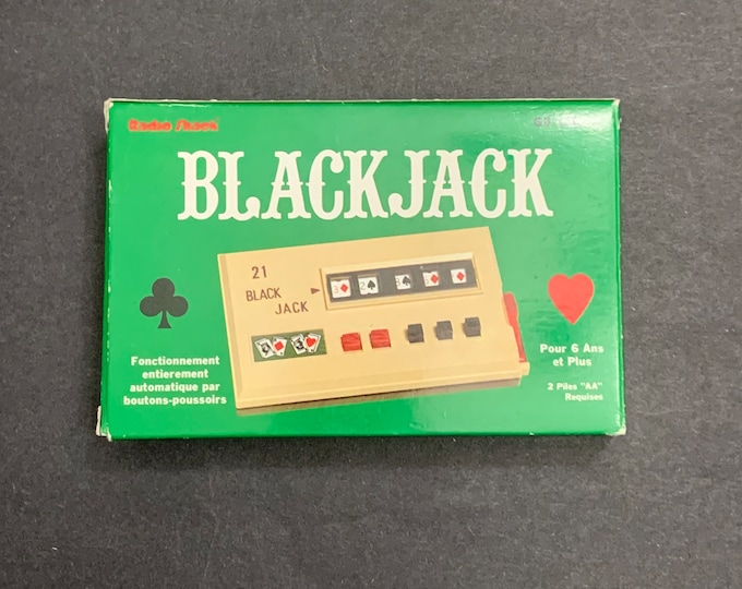 Vintage Radio Shack Handheld Tandy Electronics 21 Black Jack Slot Poker ...