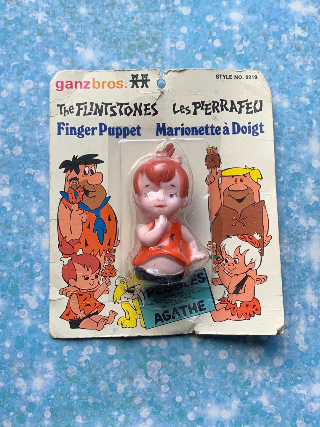 The Flintstones Finger Puppet - Pebbles - Style No. 0219 - Vintage Ganz ...