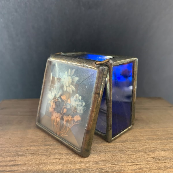 Stained Glass Pill Box - Etsy