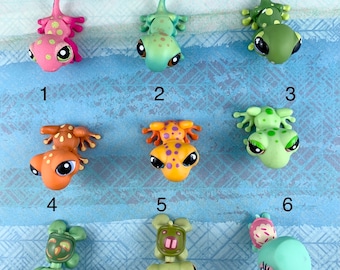 Vintage Littlest Pet Shop LPS Choice Frog and Reptiles Hasbro Authentic ...