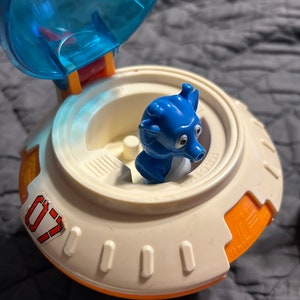 Vintage 1984 Fisher Price Little People Space Station Astronauts, Alien ...