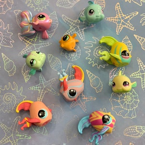 LPS Fish! U Pick! Hasbro Littlest Pet Shop Poisson, Gold Fish, Angel ...