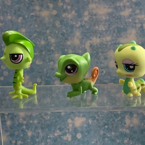 LPS Punkiest Pets, Lizard, Frog, Fairy, Gecko, Iguana, Chameleon ...