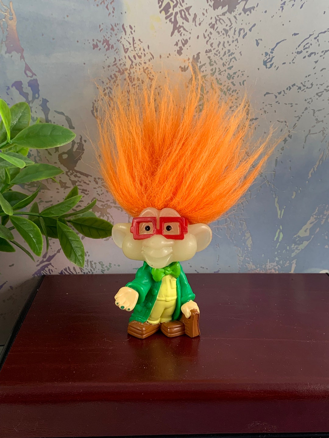 Vintage Troll - 90s Burger King Glow in the Dark Troll Orange Hair ...