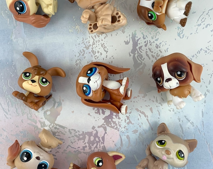 Authentic LPS Dogs - You Pick - ST Bernard, Husky, Shepherd, Puppy ...