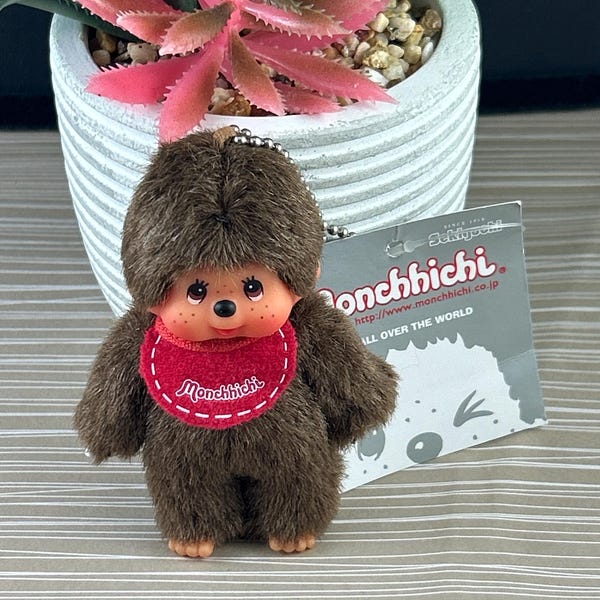 Monchichi Keychain - Etsy