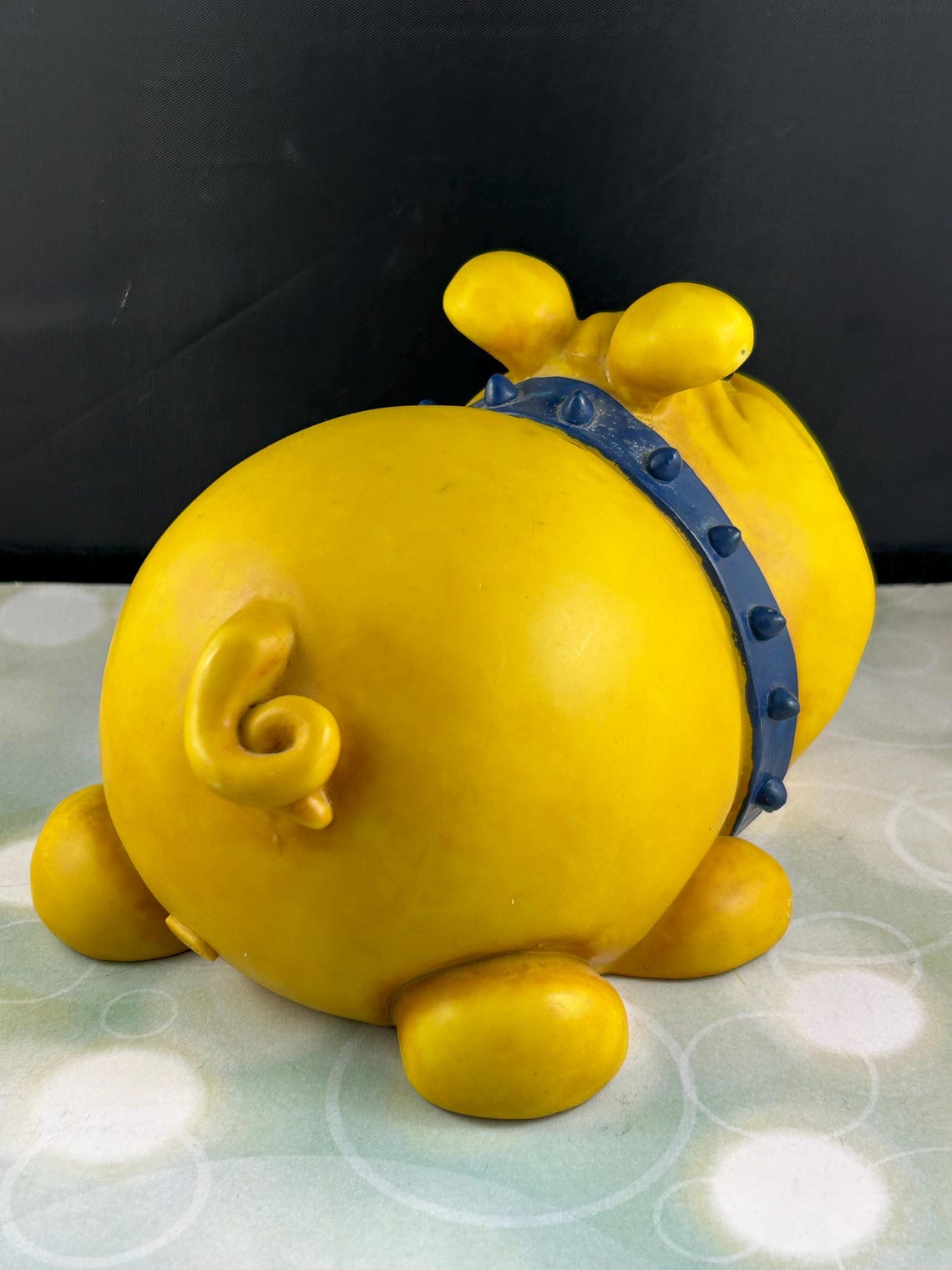 RARE Paolo Chiari Bulldog Money Box - Retro Resin Piggy Bank - Italian ...