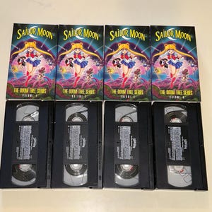 Sailor Moon: the Doom Tree Series Four Volume Box Set VHS, 1995 Dic Eng ...