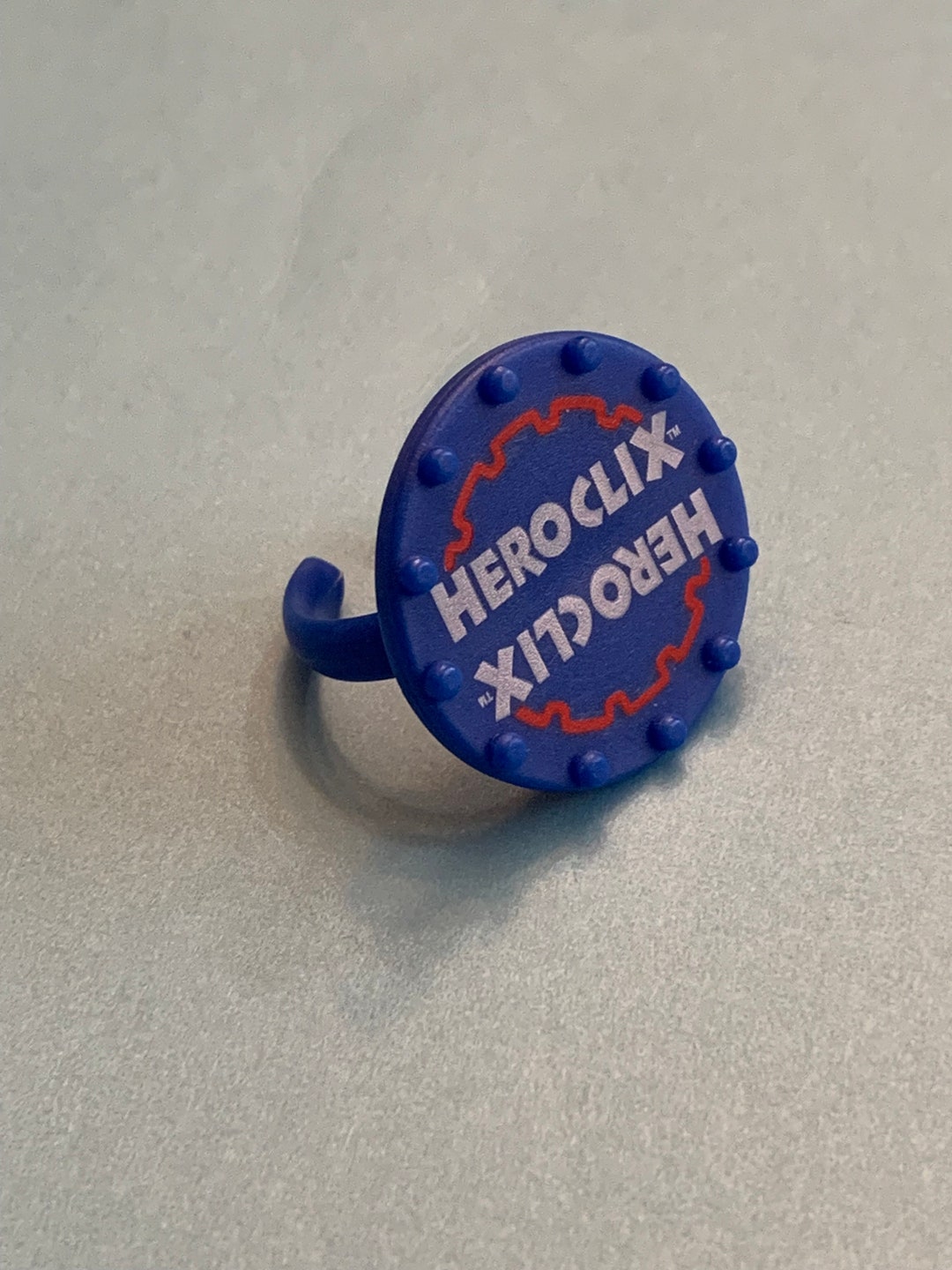 Heroclix Logo Dial Turning Click Ring Blue Original - Wizkids 2002 ...