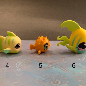 LPS Fish! U Pick! Hasbro Littlest Pet Shop Poisson, Gold Fish, Angel ...