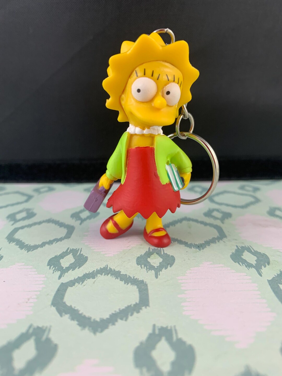 Vintage Lisa Simpson Keychain - Upcycled FOX Original Figure - the ...