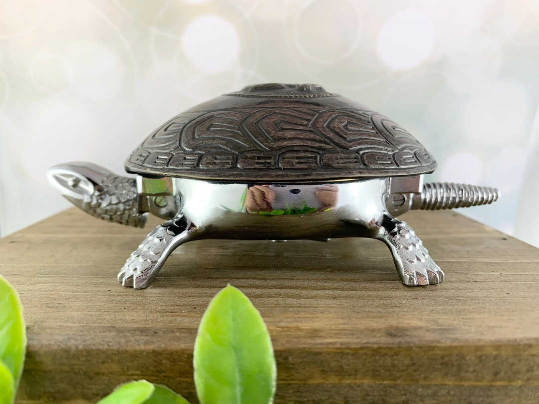 Vintage Hotel Turtle Bell by BOJ Eibar. Press Head and Tail to Ring ...