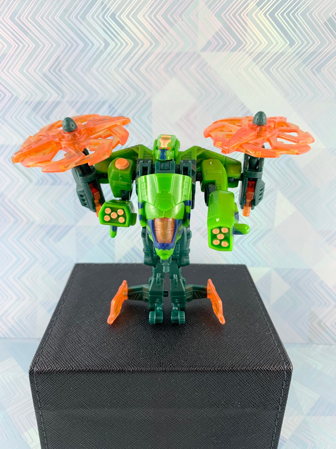 1999 Transformers Beast Machines Evil Vehicon Obsidian Helicopter ...