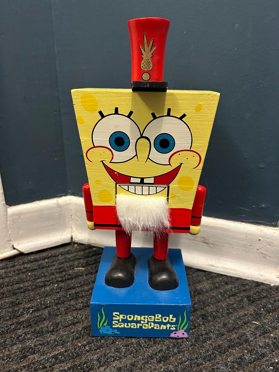 RARE Vintage Spongebob Squarepants Wooden Christmas Nutcracker - Etsy