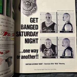 WWF World Wrestling Federation Magazine May 1998 the Undertaker - Etsy