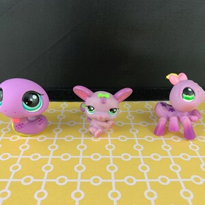 Authentic Discontinued Littlest Pet Shop - Check Out These Purple Pets ...