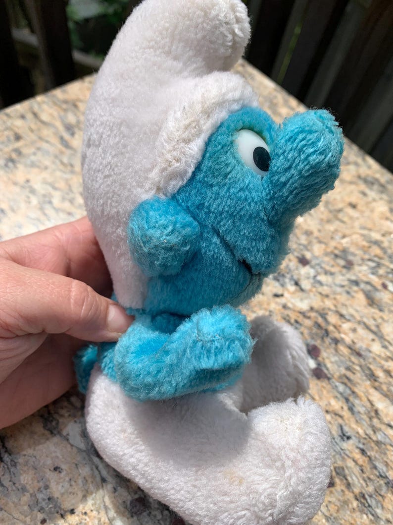 1980s Smurf & 1981 Smurfette Plush Dolls – Peyo Wallace Berrie Ganz ...