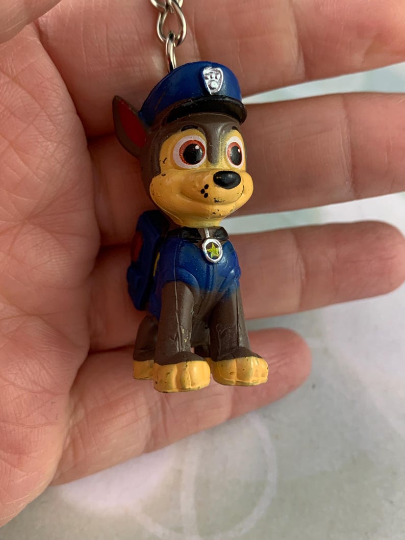 Paw Patrol Figure Keychains – Upcycled Toys – Choose Your Favorite Pup ...
