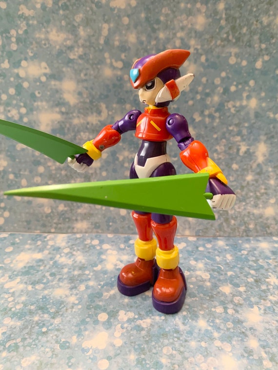 Mega Man Purple Zero Version 2 2005 Jazwares Capcom 6 Action Figure RARE Etsy