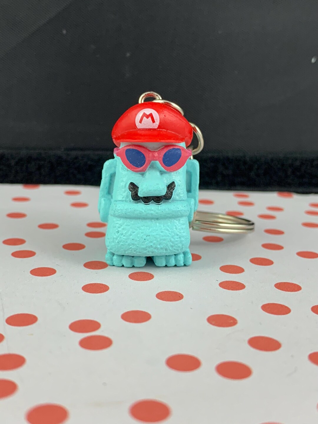 Mario Odyssey Moe-eye Furuta Keychain Backpack Charm - Upcycled ...