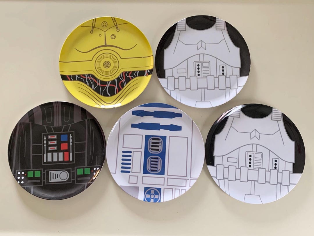 Bring the Force to Your Table! Star Wars Plates Lot – Zak! Designs 1997 ...